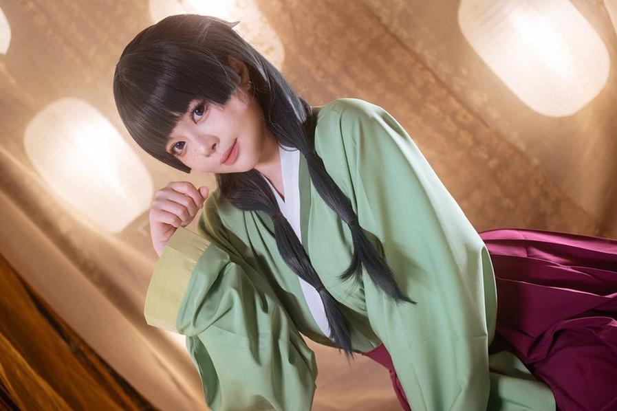 Hachi小芭cos弥豆子：经典作品中的美图 - 蔻画乡